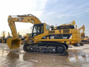 Location Pelleteuse Maroc : Poclain Caterpillar 320D & Pneus